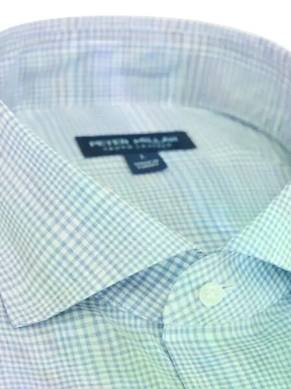 Peter Millar Checked Shirt - Blue