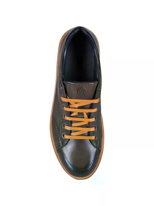 Di Bianco Laced Leather Sneakers