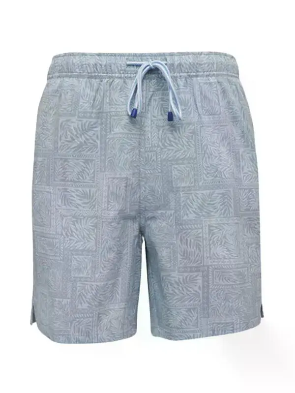 Peter Millar Patterned Swim Shorts - Blue