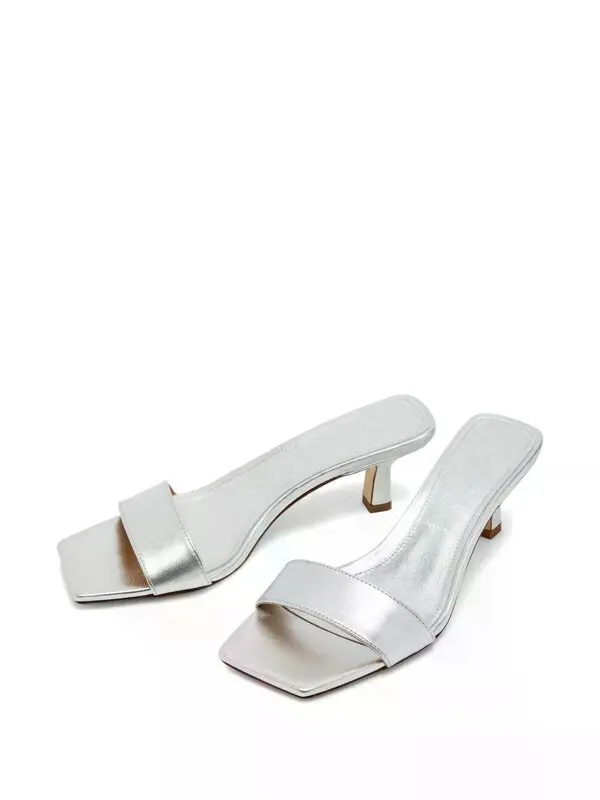 AeydĒ Gilly Strap Sandals - Silver