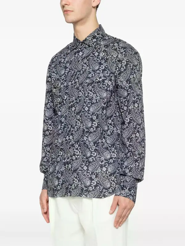BARBA NAPOLI Paisley Shirt