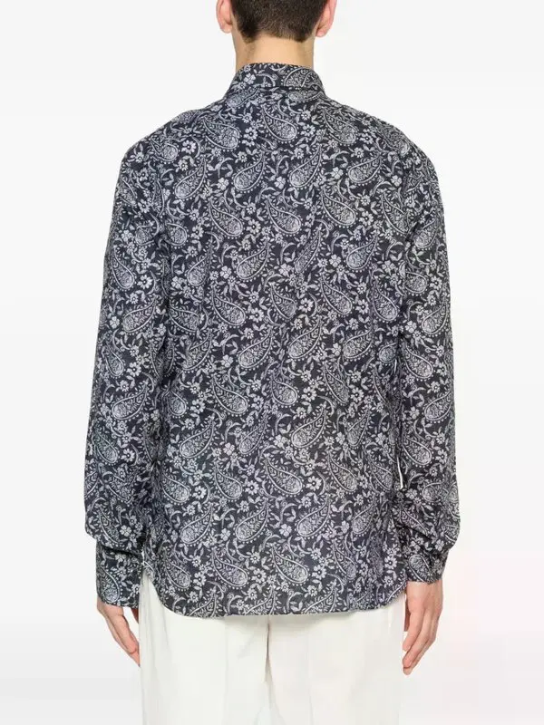 BARBA NAPOLI Paisley Shirt