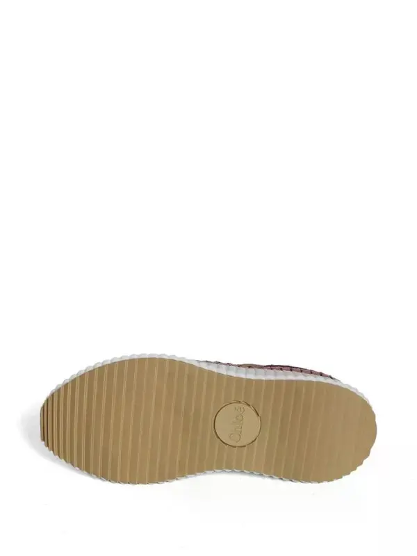 Chloé Nama Lace-up Sneakers - Neutrals