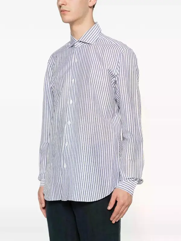 BARBA NAPOLI Striped Shirt