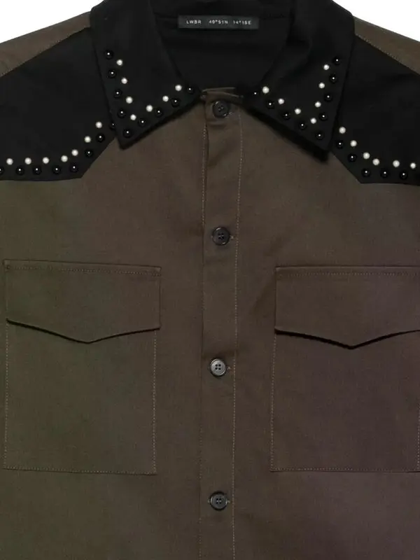 LOW BRAND Studded Collar Jacket