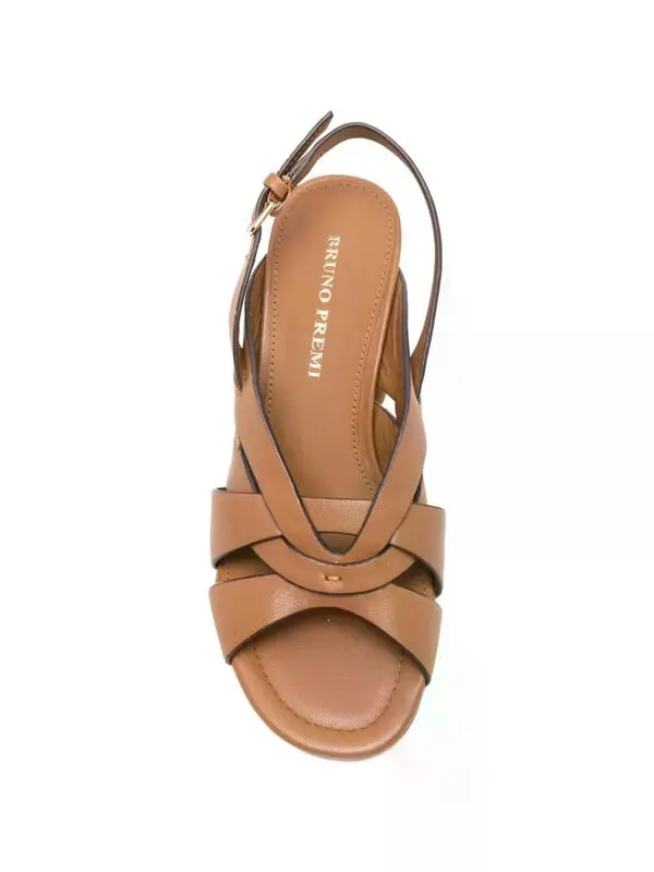BRUNO PREMI Woven Strap Sandals