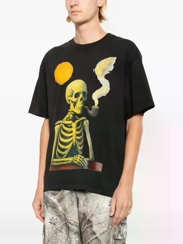 MELT Skeleton-print T-shirt