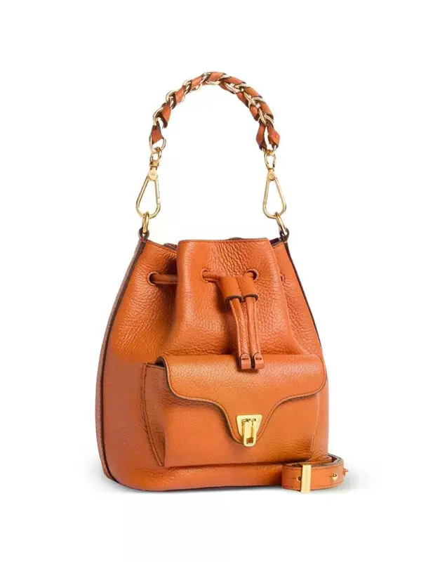 COCCINELLE Small Beat Generation Bucket Bag - Orange