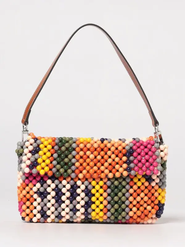 Staud Beaded Shoulder Bag - Multicolor
