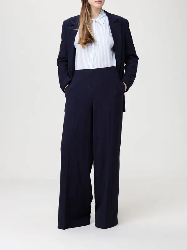 TWINSET Embroidered Viscose Single-breasted Blazer