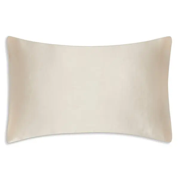 Gingerlily Beauty Box Piped Silk Pillowcase, King - Blush