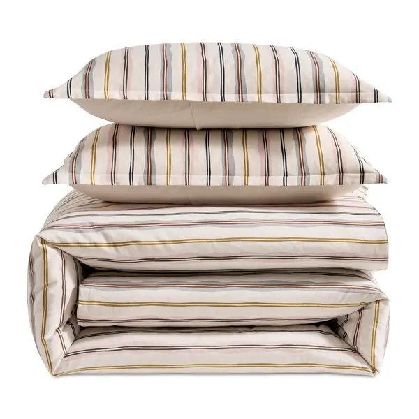 Ted Baker London Scallop Stripe Comforter Set, King