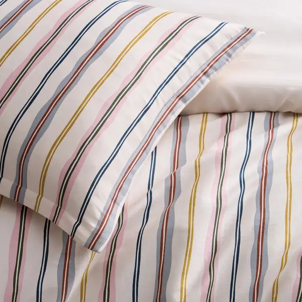 Ted Baker London Scallop Stripe Duvet Set, King