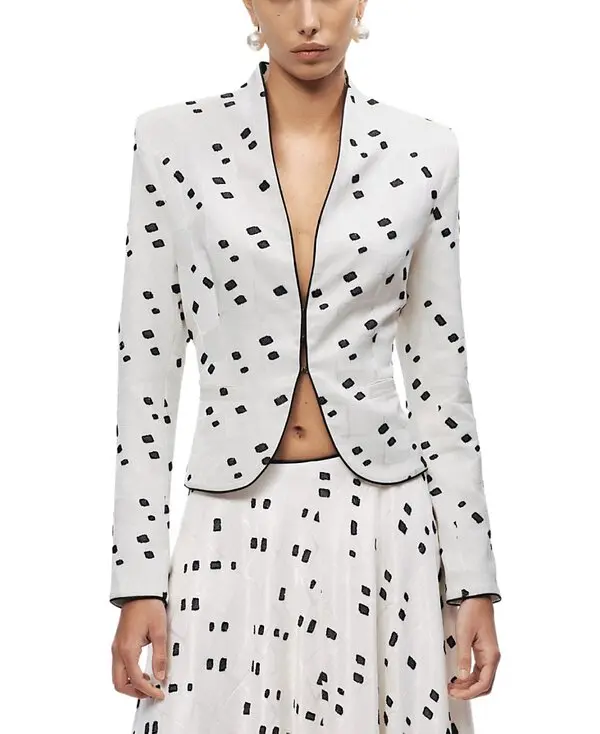NOCTURNE Printed Tailored Jacket - Multi-colored