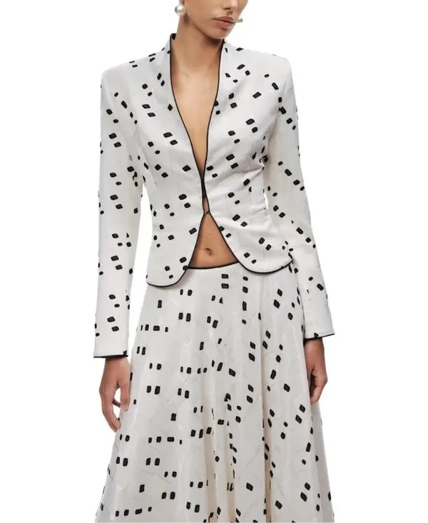 NOCTURNE Printed Tailored Jacket