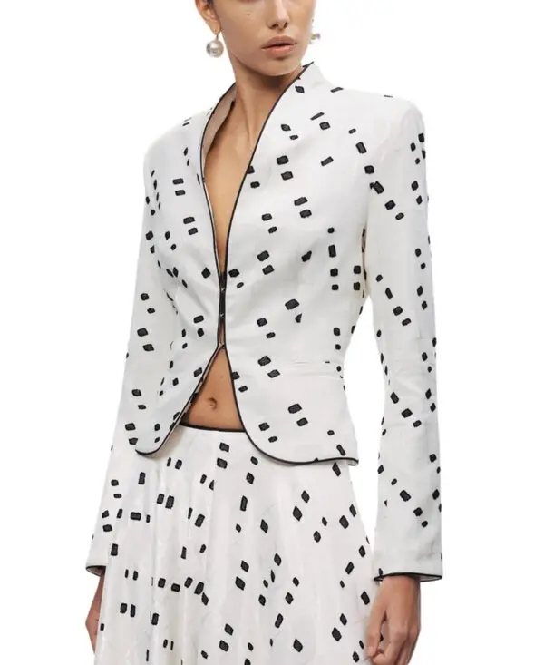 NOCTURNE Printed Tailored Jacket