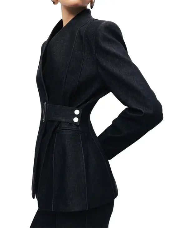 NOCTURNE Belted Tailored Blazer