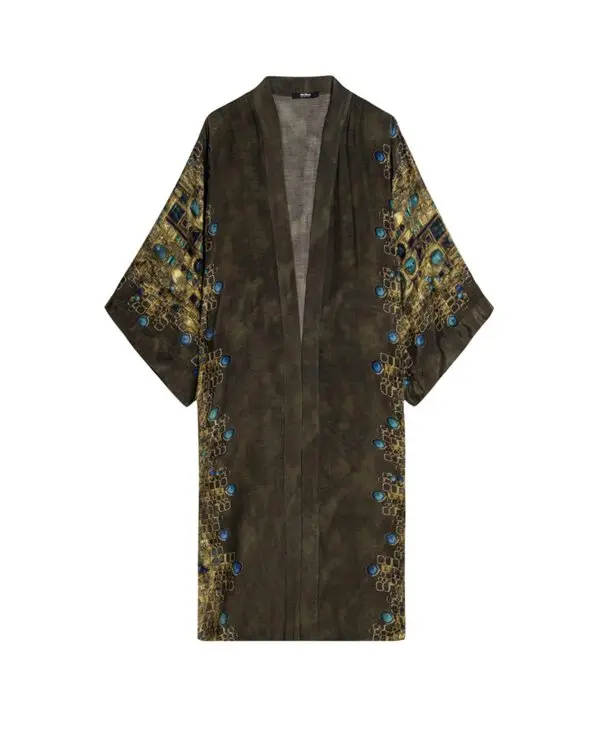 NOCTURNE Printed Long Kimono