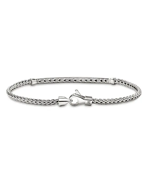John Hardy Sterling Bracelet With Black Sapphires