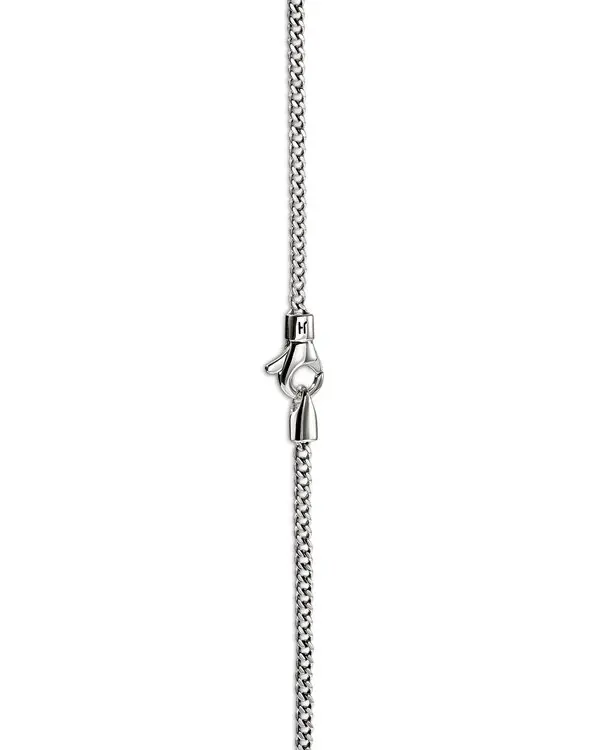 John Hardy Sterling Chain Box Link Necklace