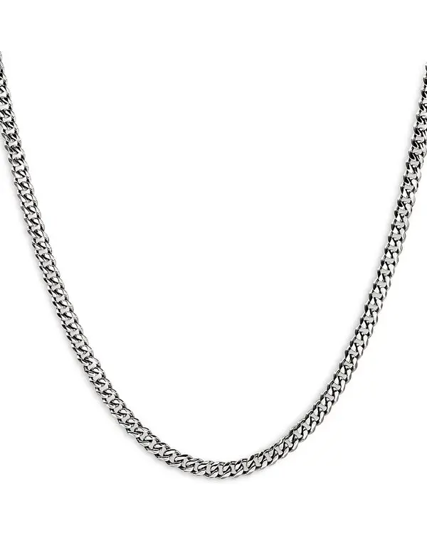 John Hardy Sterling Chain Curb Link Necklace - Silver