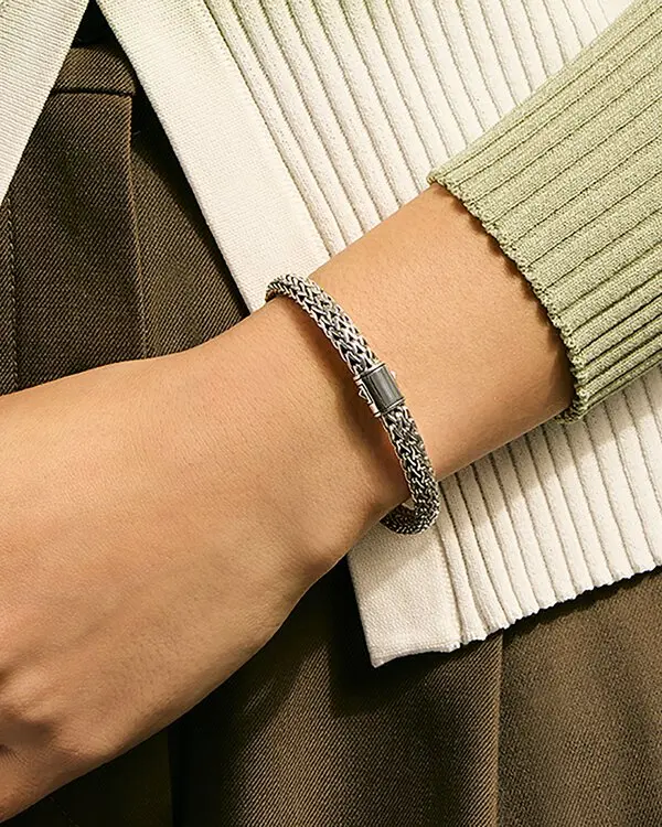 John Hardy Icon Woven Link Bracelet - Silver