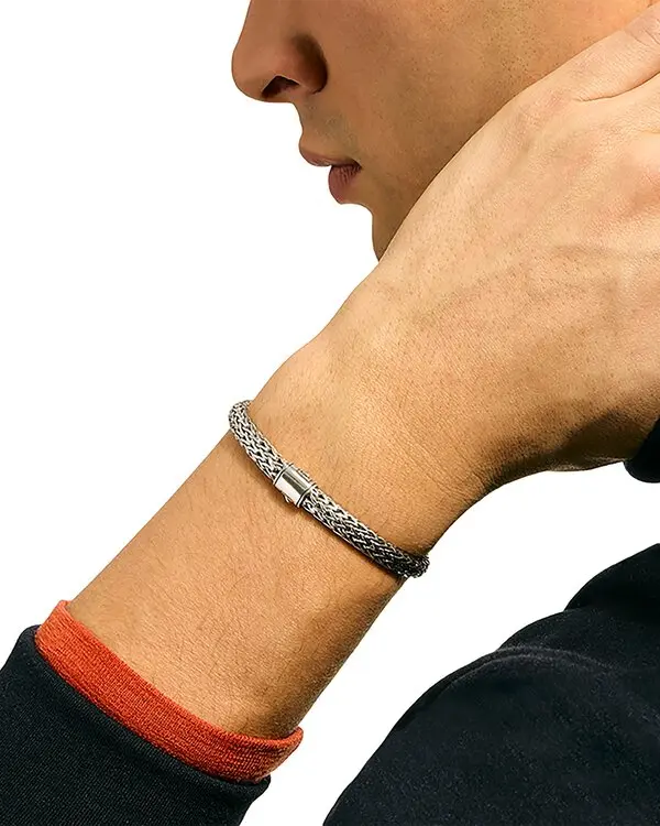 John Hardy Icon Woven Link Bracelet - Silver