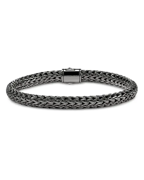 John Hardy Dark Icon Woven Link Bracelet, 6.5mm - Silver