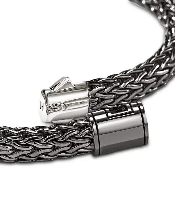 John Hardy Dark Icon Woven Link Bracelet, 6.5mm - Silver