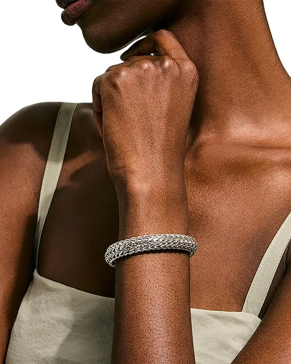 John Hardy Sterling Icon Woven Link Bracelet