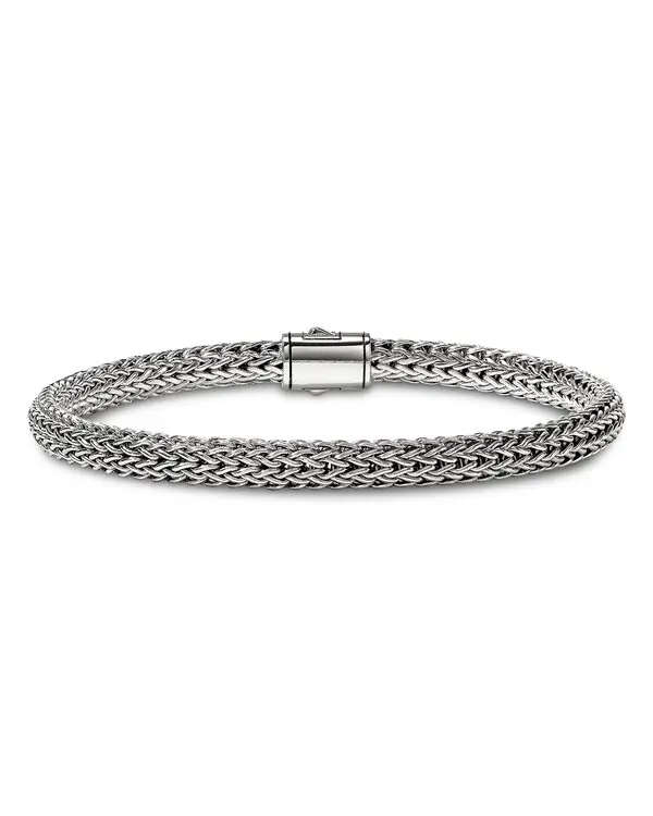 John Hardy Icon Woven Chain Link Bracelet - Silver