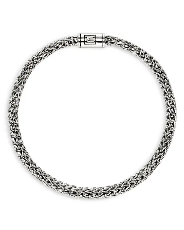 John Hardy Icon Woven Chain Link Bracelet - Silver