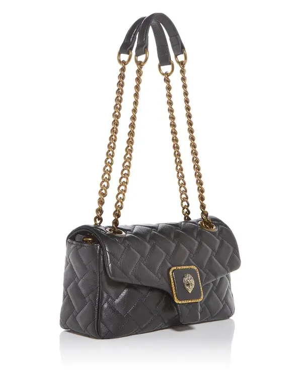 Kurt Geiger Pimlico Quilted Leather Shoulder Bag - Black