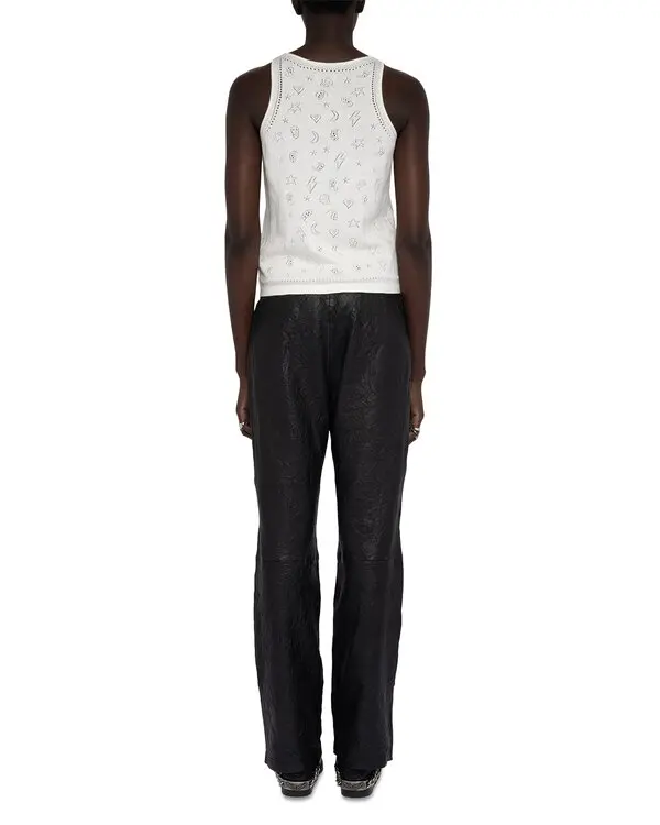 Zadig&Voltaire Jossy Tank 100% Cotton - Eggshell