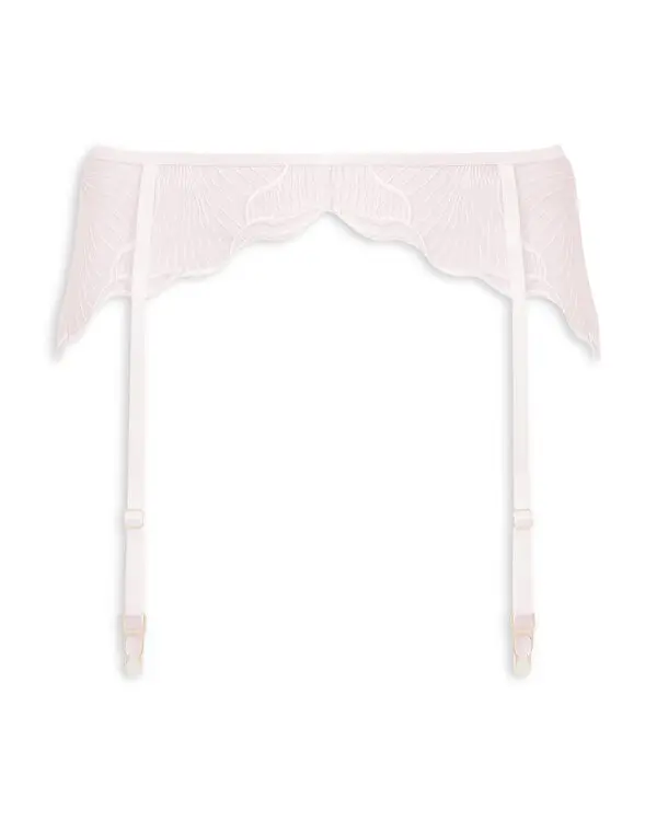 Bluebella Marabel Suspender Belt - Pearl Pink/sheer
