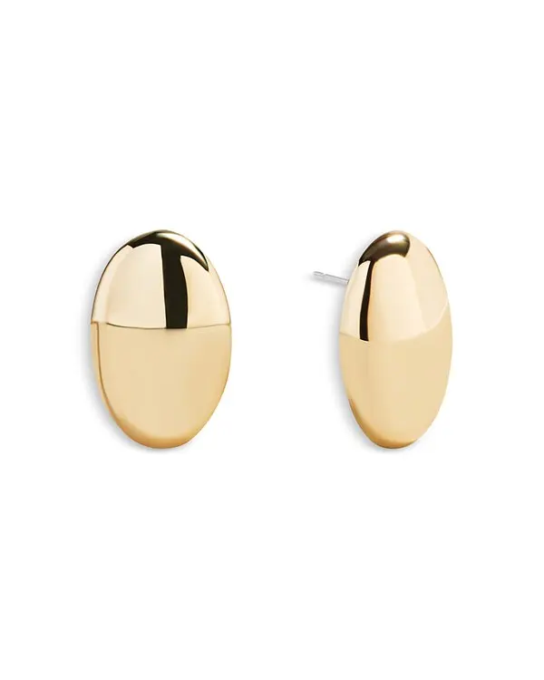Baublebar Diane Oval Drop Earrings - Gold