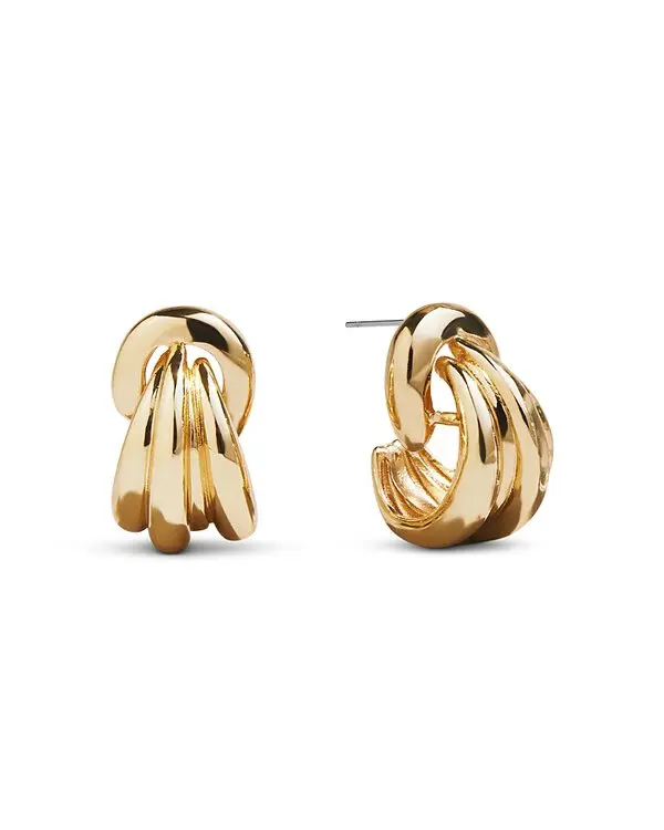Baublebar Linda Multi Row Hoop Earrings - Gold