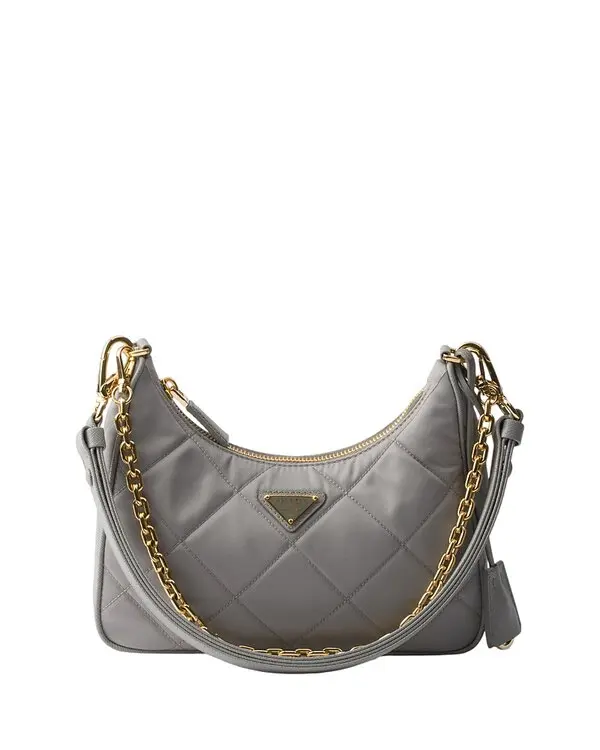 Prada Re-edition Quilted Re-nylon Mini-bag - Grey