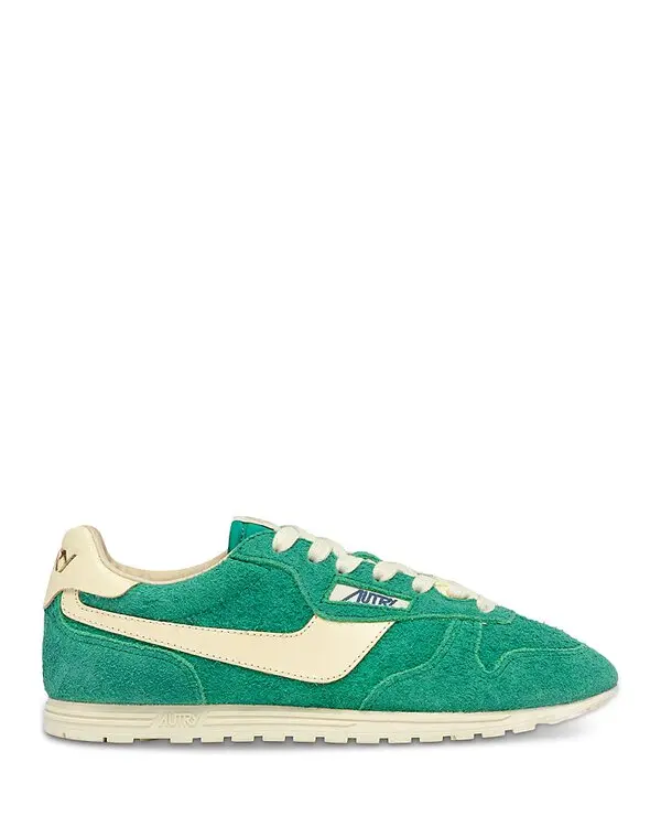 AUTRY Windspin Low Top Sneakers - Green/ivory