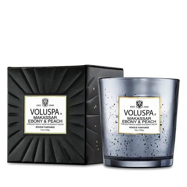 Voluspa Makassar Ebony Peach 9 Oz Candle - No Color