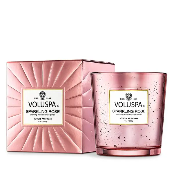 Voluspa Sparkling Rose 9 Oz Candle - Pink