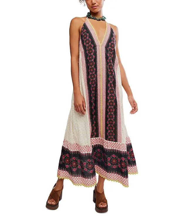 Free People Serene Maxi Dress - Ivory Combo