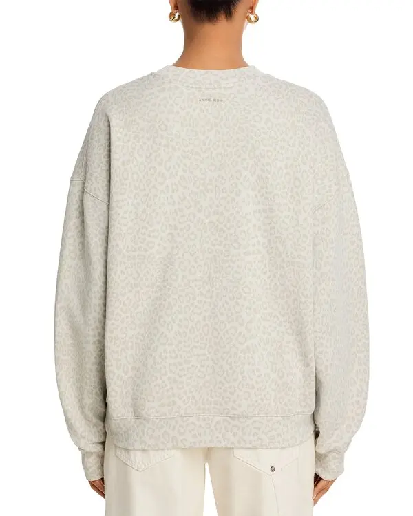 ANINE BING Miles Logo Sweatshirt - Print
