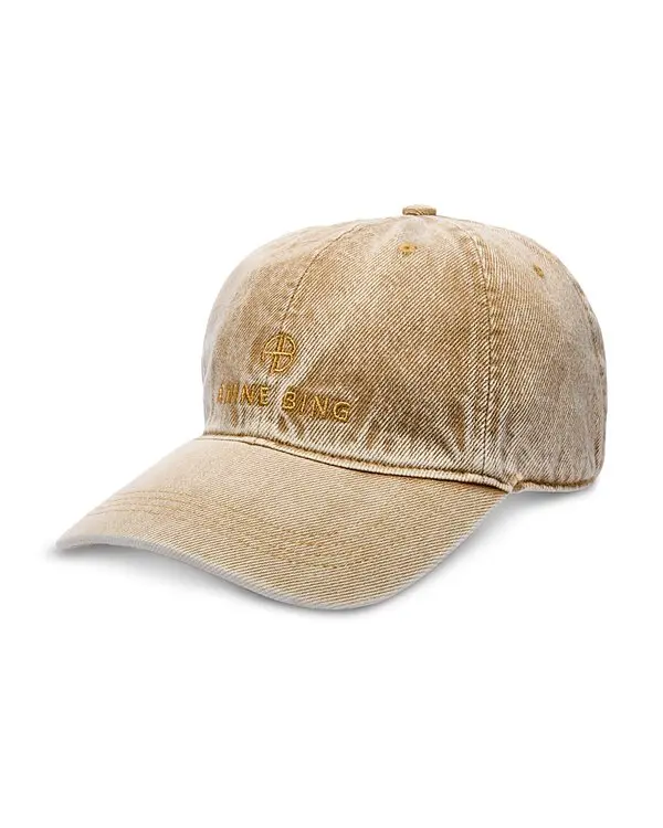 ANINE BING Jeremy Baseball Cap - Ecru