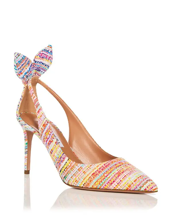 AQUAZZURA Bow Tie Pumps - Multicolor