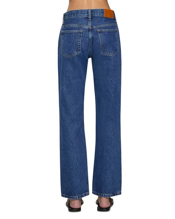 EB DENIM Ariel Mid Rise Wedgie Jeans - Manhattan