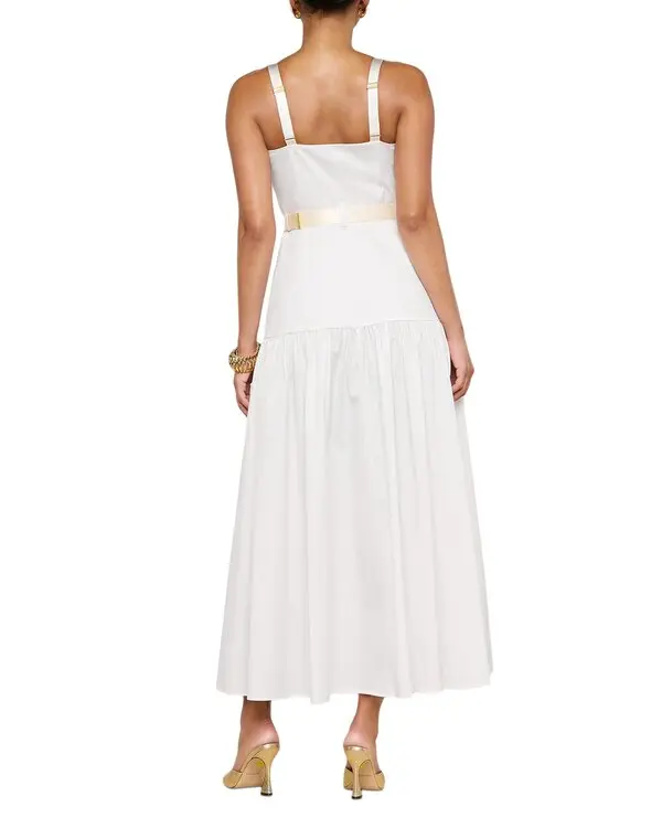 L'Agence Rima Zippered Dress - White