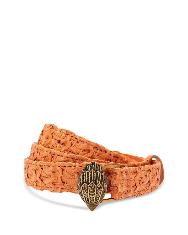 Kurt Geiger Raffia Belt - Ginger