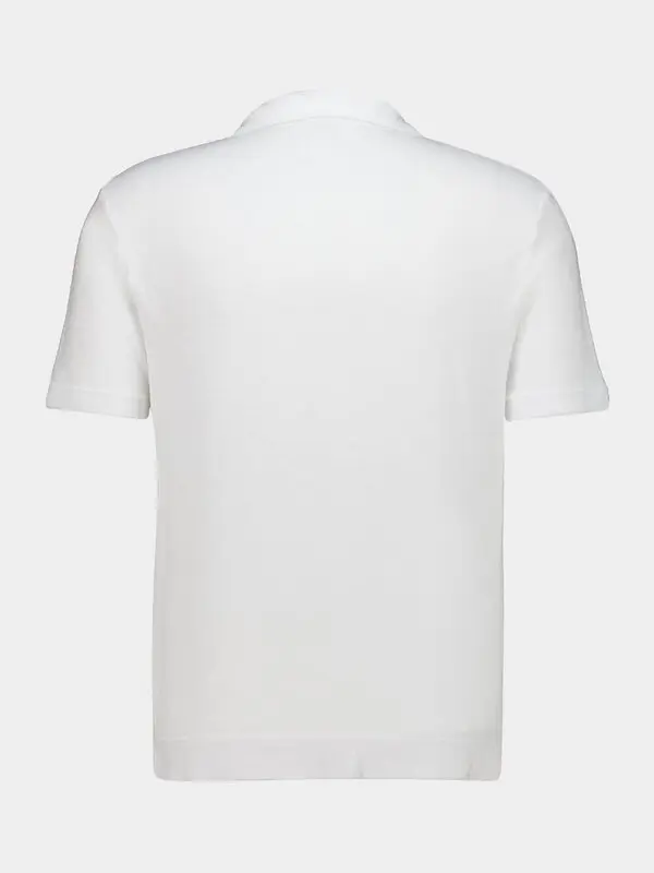 Fedeli Peter Terry Cotton Polo - White