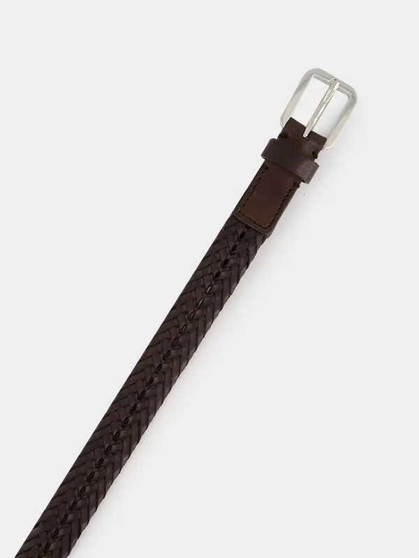 TOM FORD Braided Leather Belt